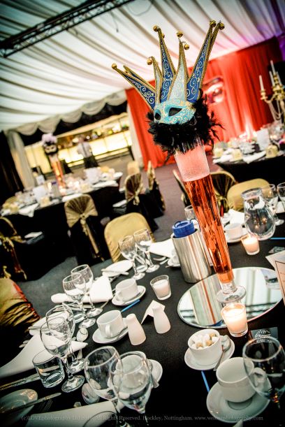 Bring the drama to your party with Masquerade Table Centres - Eventologists
