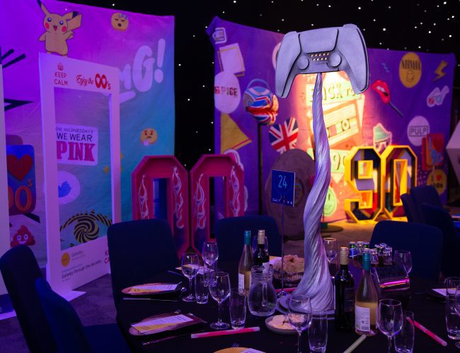 00'S Games Console Table Centre - Eventologists