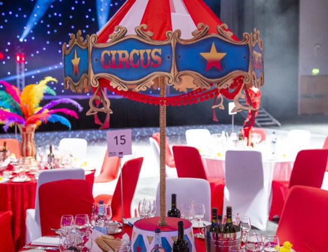 Circus Theme Big Top Table Centre - Eventologists