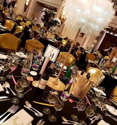 White Feather Ball Table Centres - Eventologists