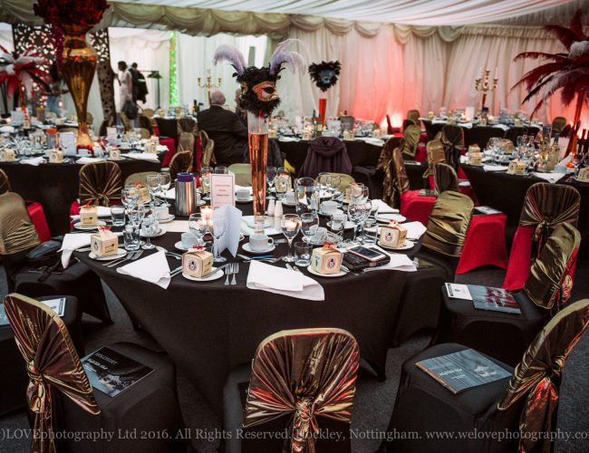 Crackle Ball Table Centres - Eventologists