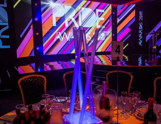 Light Up Shards LED Table Centres - Eventologists