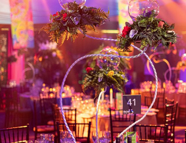 Rainforest Trio Swirl Table Centre - Eventologists