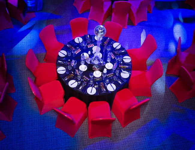 Tall Disco Mirror Ball Table Centres - Eventologists