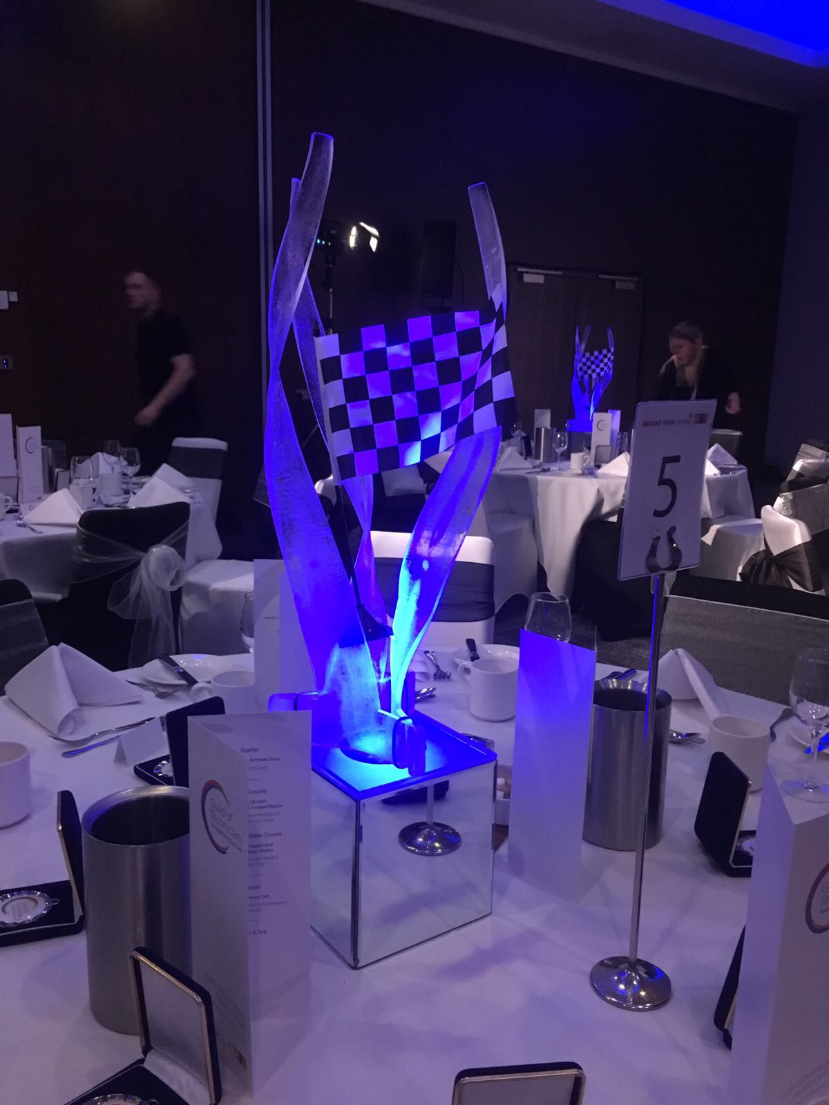 Racing Theme Table Centre - Eventologists