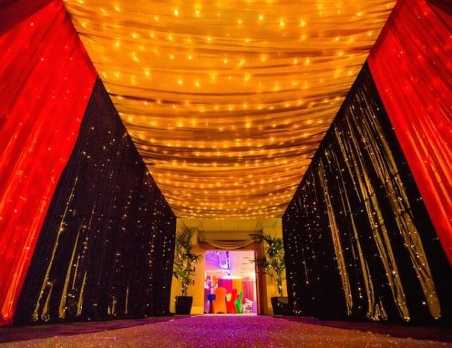 LED Ceiling Draping - Eventologists