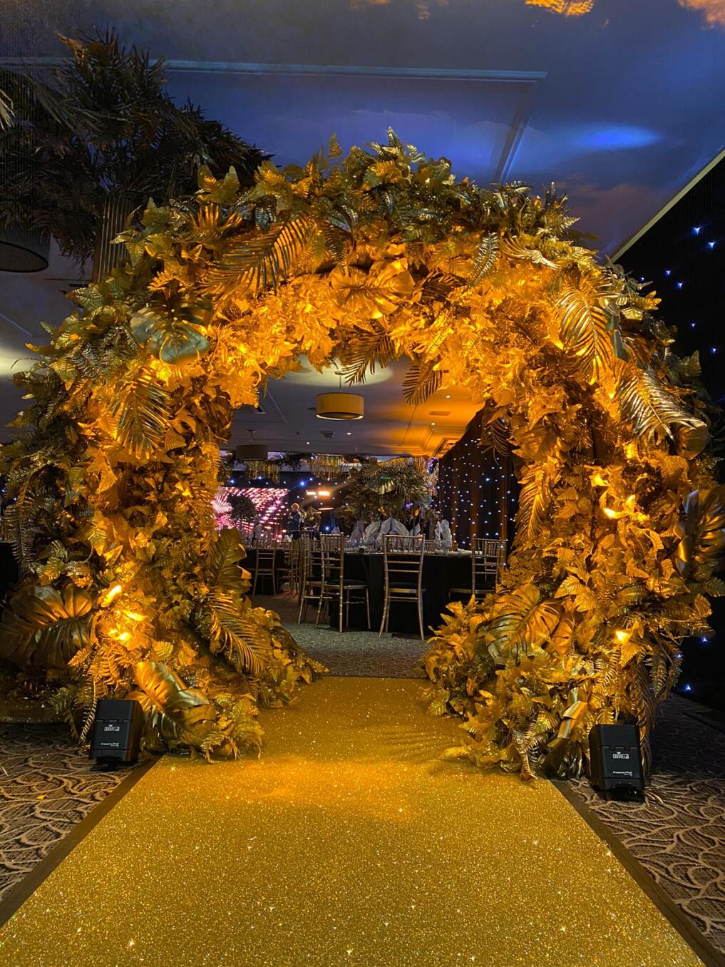 Gold Themed Party | Eventologists