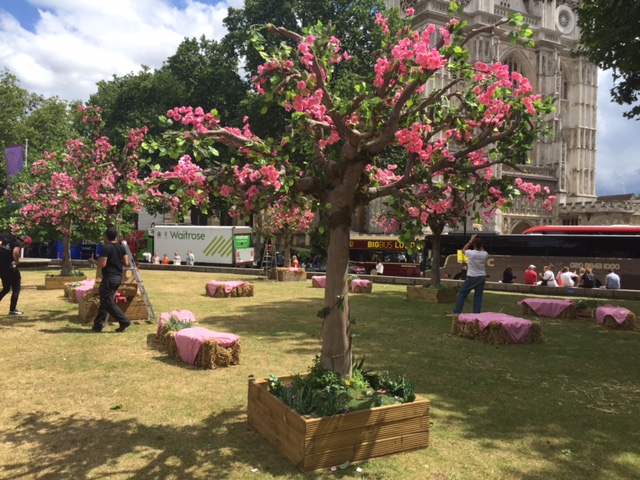 Artificial Brown Blossom Tree - Eventologists